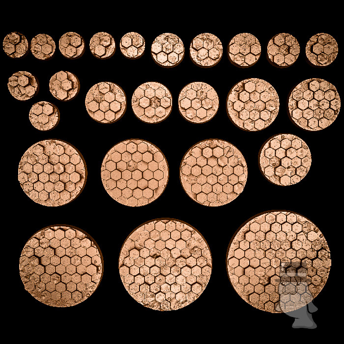 Basaltic Round Sizes - Base Collection v2 - Txarli Factory :: Mini Manatee New Zealand